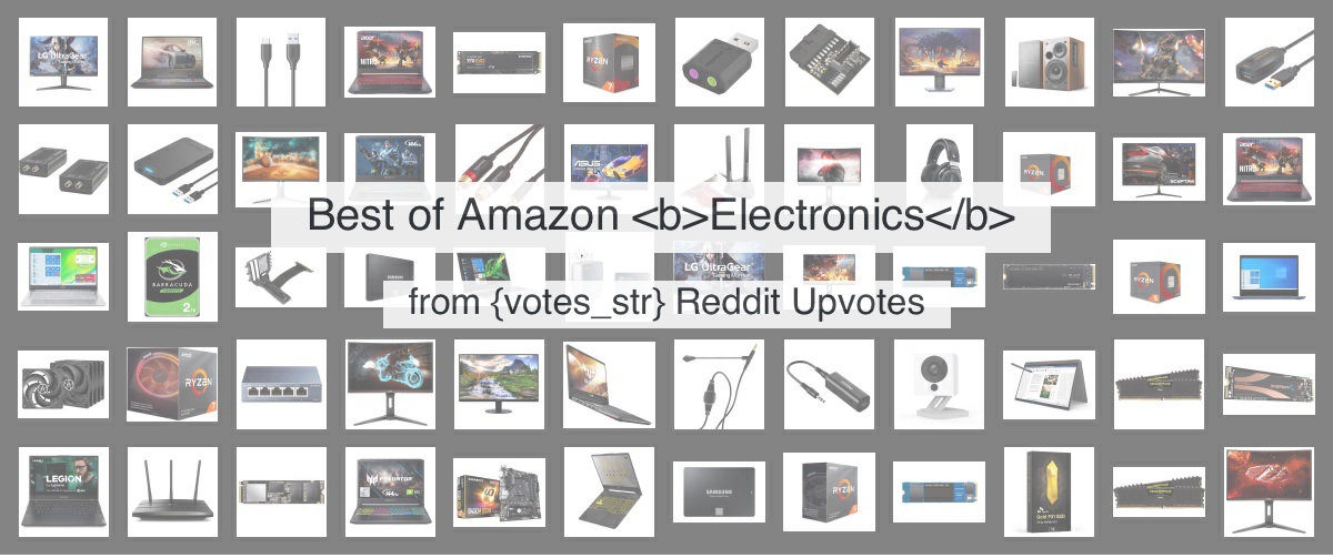 Top 100 Electronics on Amazon from 550 thousand Reddit Upvotes | Reddazon