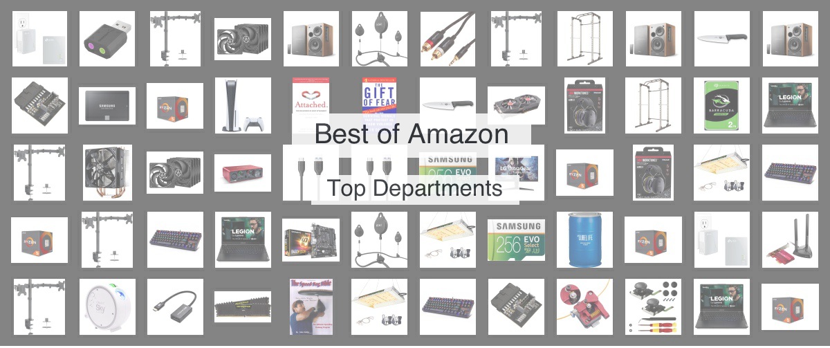 Top Amazon Departments by Reddit Upvotes | Reddazon